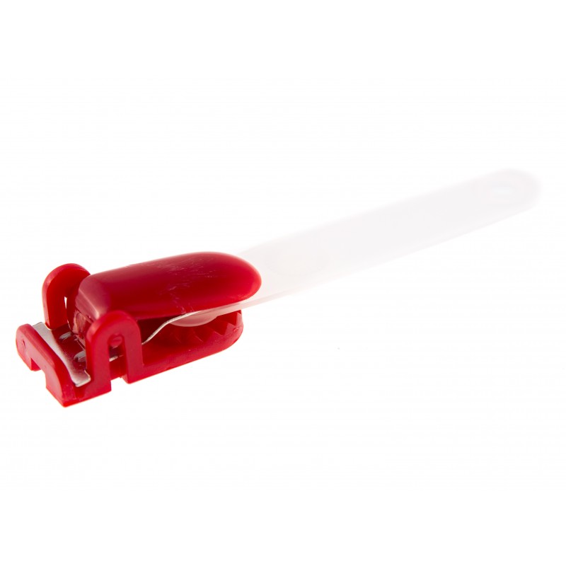 Plastic suspender clip (various colors to choose from) w/ strap|Sogedex