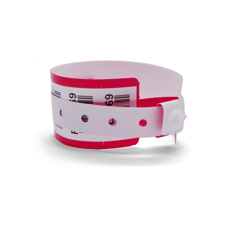 Anonymous barcode identification wristbands - Tamper-proof | Sogedex