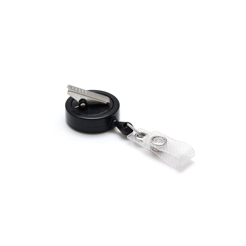 Rotating Badge Reel with Crocodile Clip and Lanyard | Sogedex