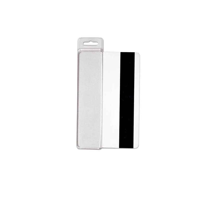 Half card holder for magnetic stripe badge | Sogedex