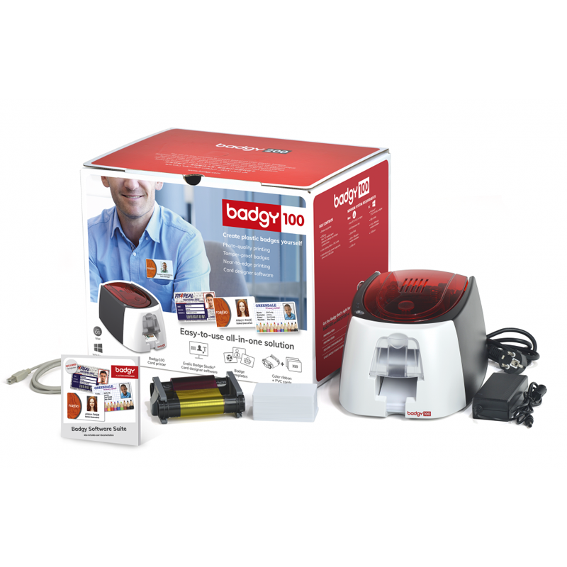 Badgy 100: Kit for creating badges - Ready-to-use | Sogedex