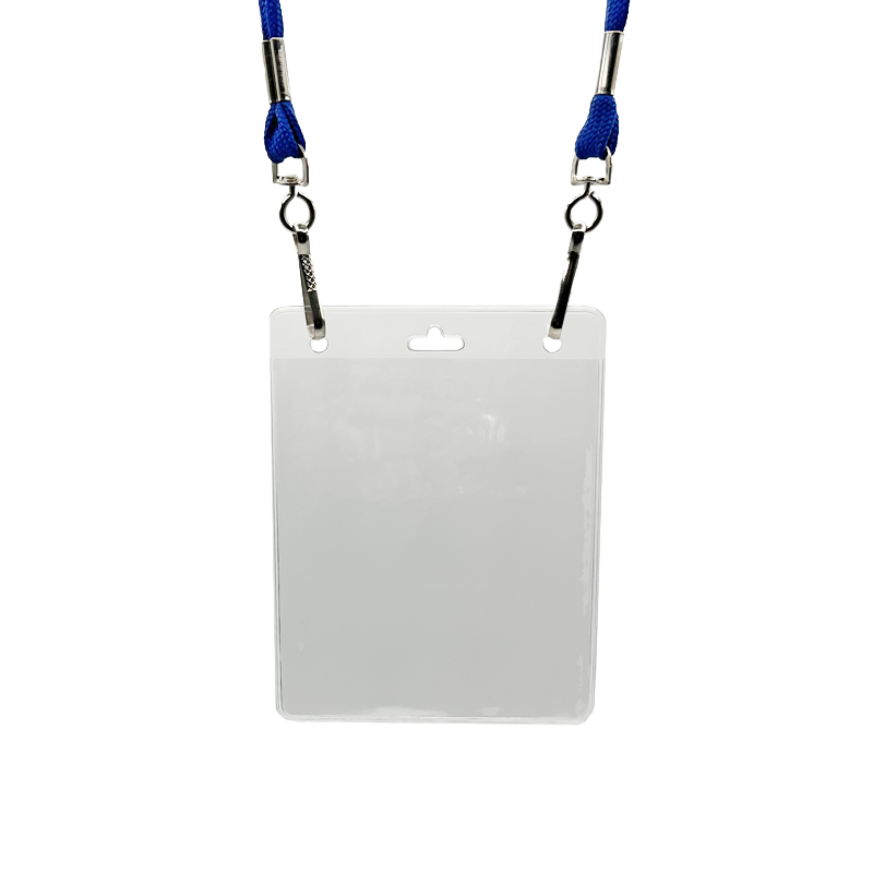 Flexible badge holder for 86 x 101 mm badges