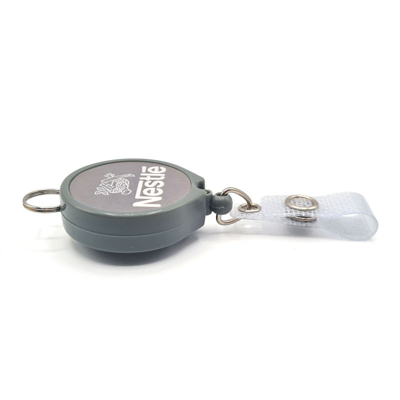 Enrouleur Badge Double Attache Adhésif (x100) | Sogedex